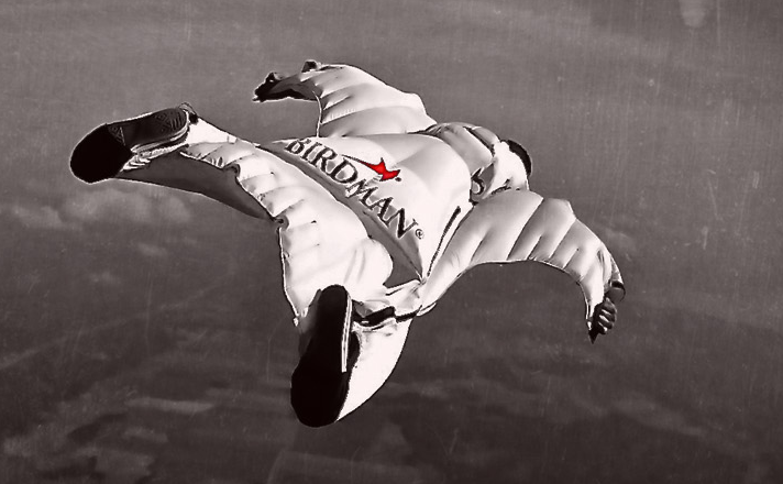 Birdman Flying Suit - Wing gliding ~ Crazy Wingsuit Flying
