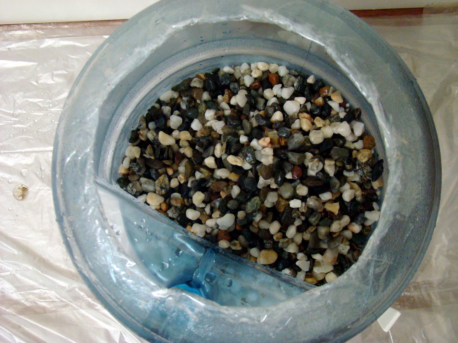 Ancient Green: Building a Sand-Gravel Filter.