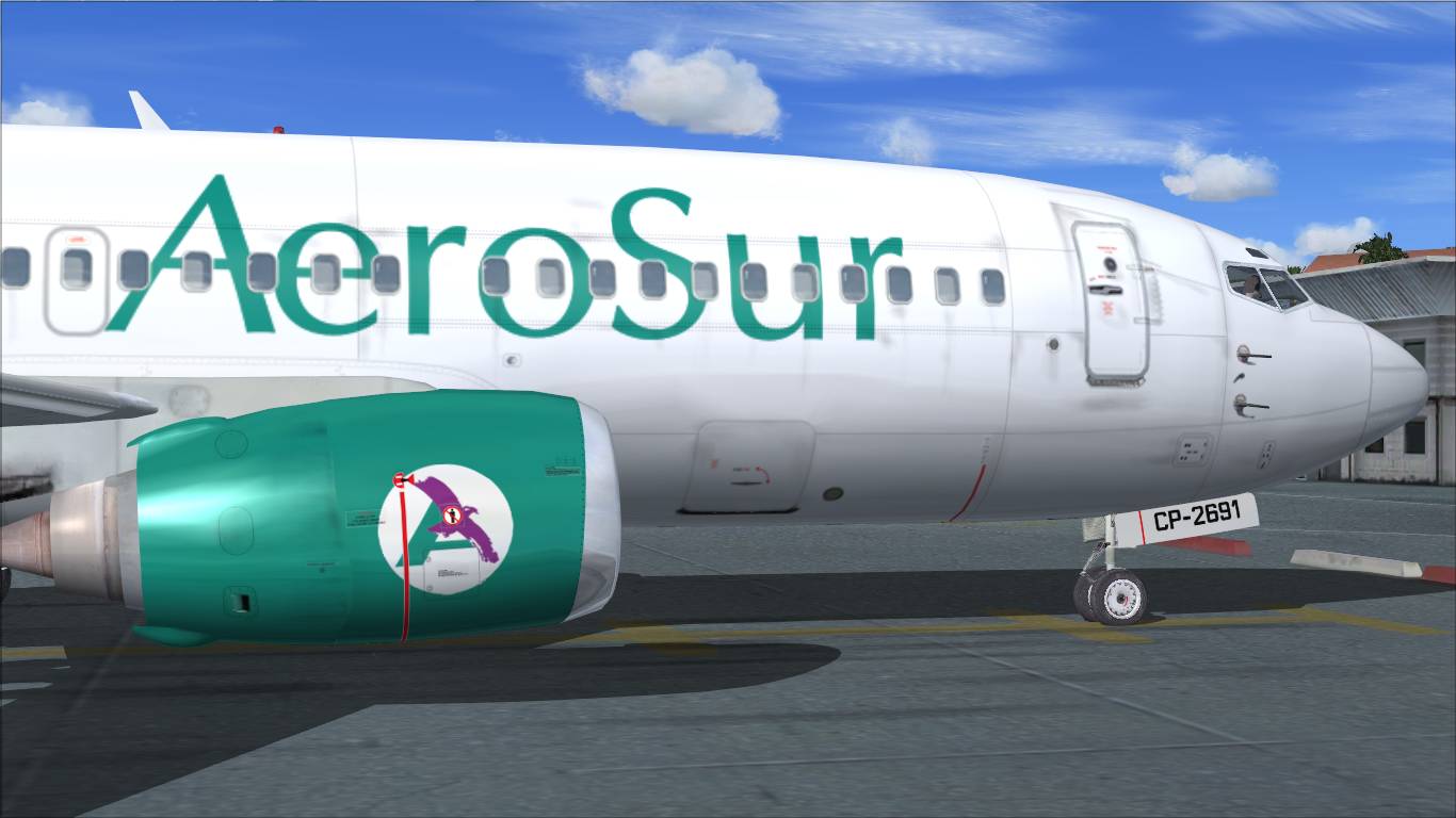 Texturas Brasileiras: Aerosur Boeing 737-300 CP-2691