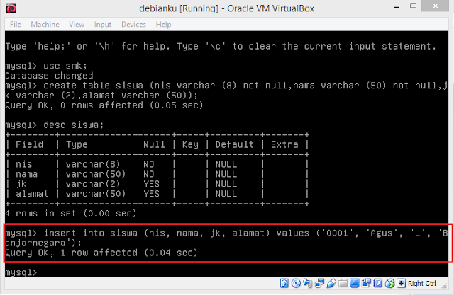 tukangngiwir: Cara Membuat Table pada MySQL dengan syntax