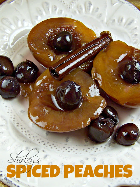Olla-Podrida: Shirley’s Spiced Peaches