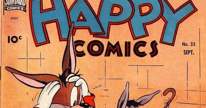 Happy Comics #33 - Frank Frazetta art - Pencil Ink