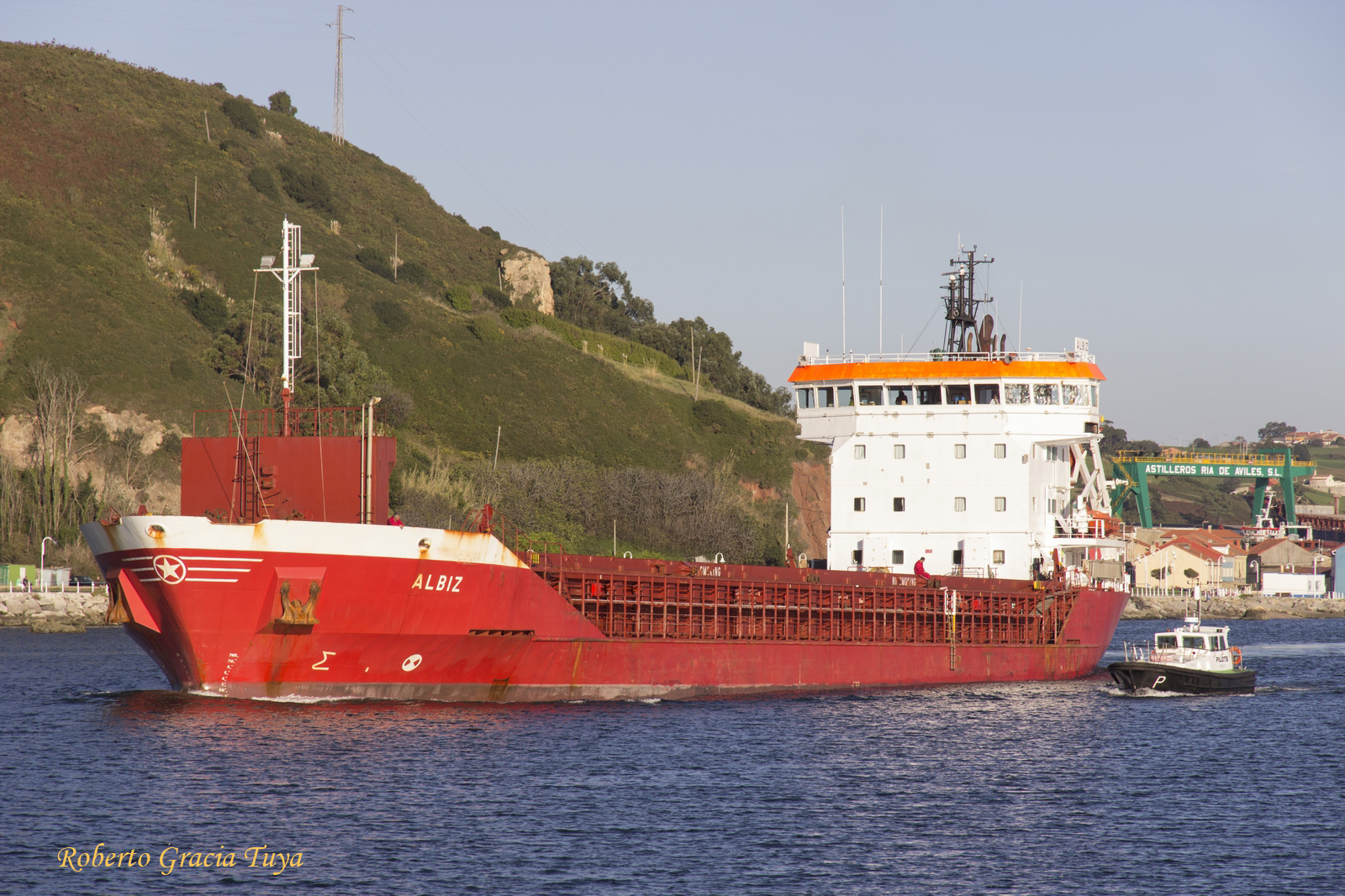 Buques en el puerto de Avilés: ALBIZ