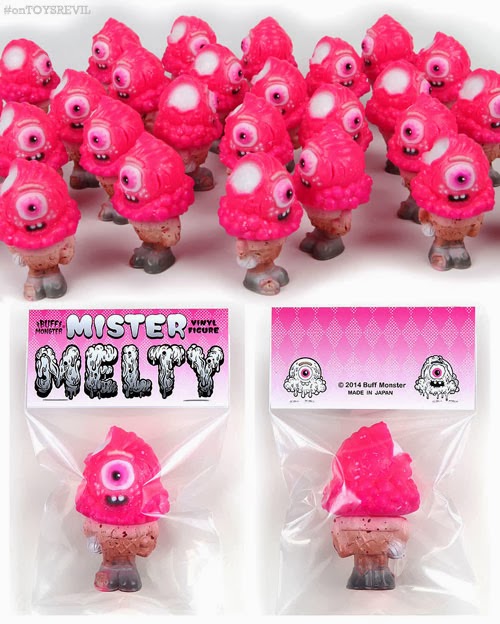 Pink Zombie Mr Melty & Ice Cream Minis Set from Buff Monster