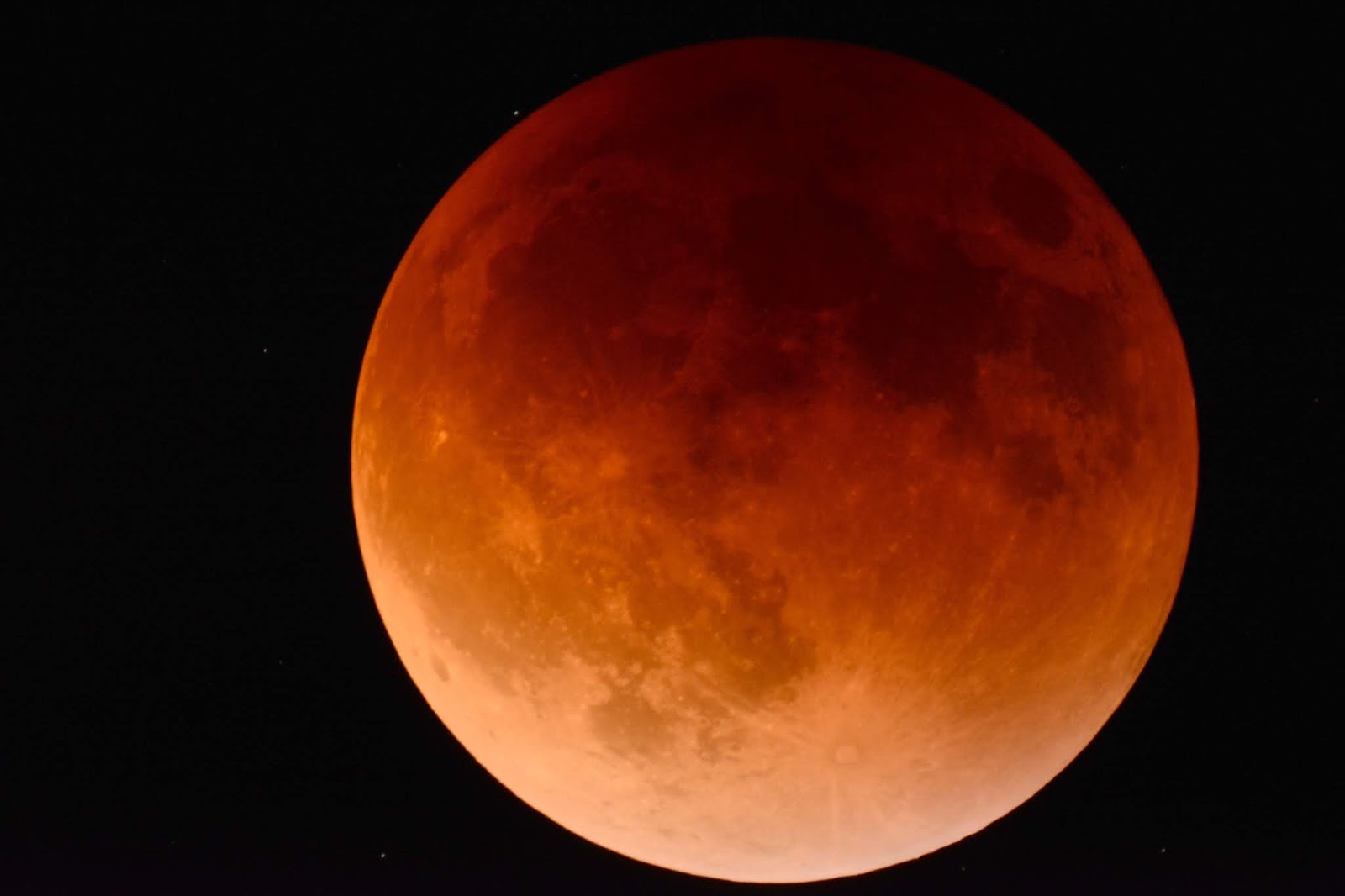 How does the Moon turn red or 'Bloddy'?