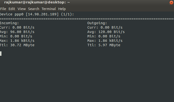 nload - Monitor your internet speed in the Terminal | It's All About Linux
