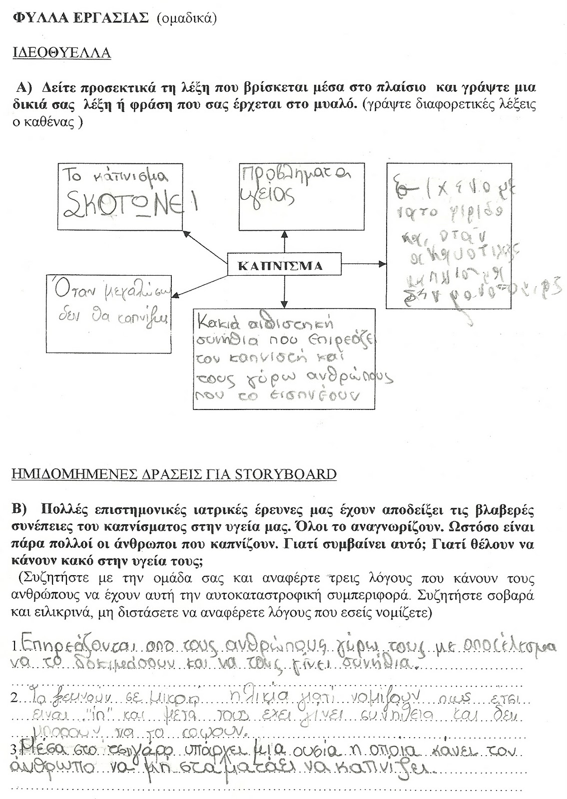 ΜΑΘΑΙΝΩ ΝΑ ΜΗΝ ΚΑΠΝΙΖΩ