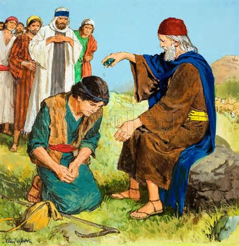 SAMUEL ANOINTS DAVID