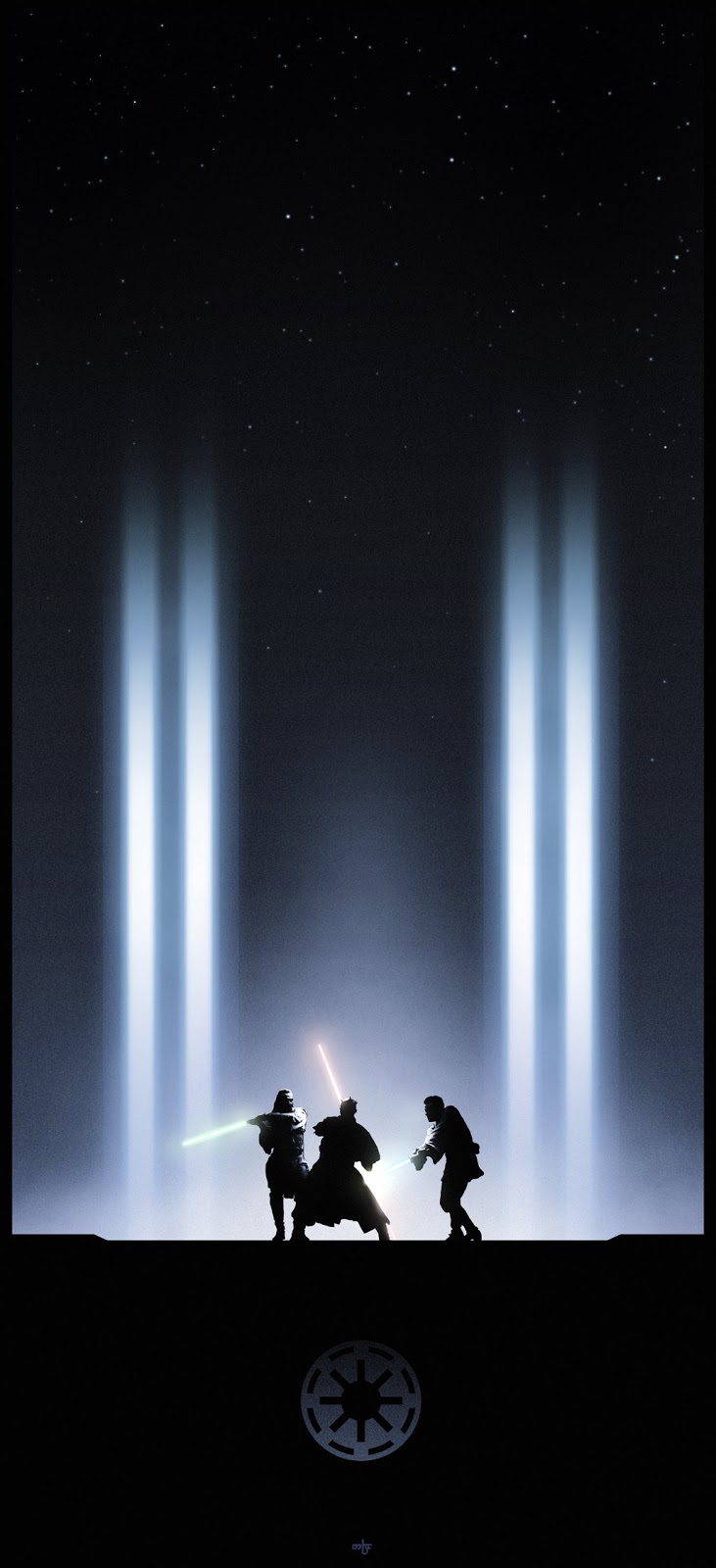 The Geeky Nerfherder: Cool Art: 'Star Wars' Lightsaber Duels by Colin ...