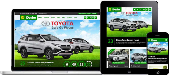Jasa Pembuatan Website Sales Mobil, Otomotif, Motor Murah Keren