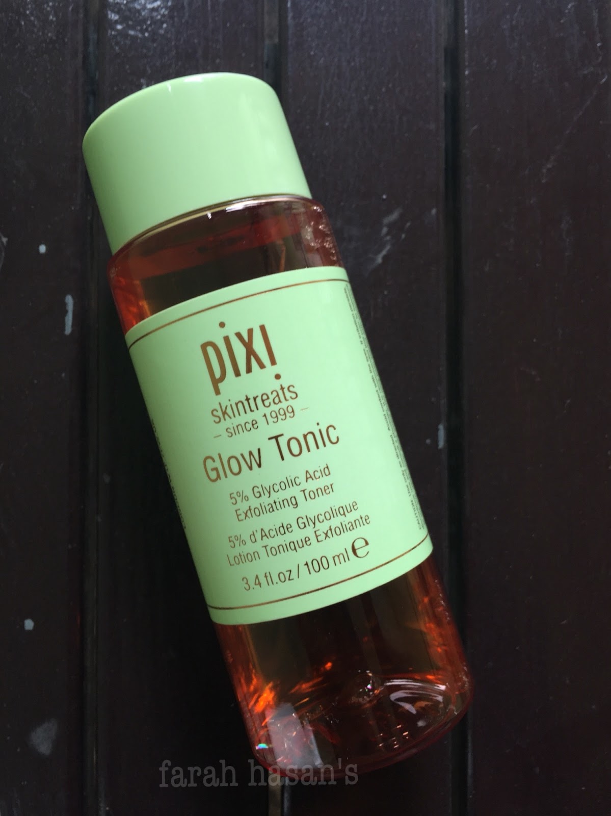 Pixi Glow Tonic: Recommended Exfoliating Toner ~ farah hasan's blog