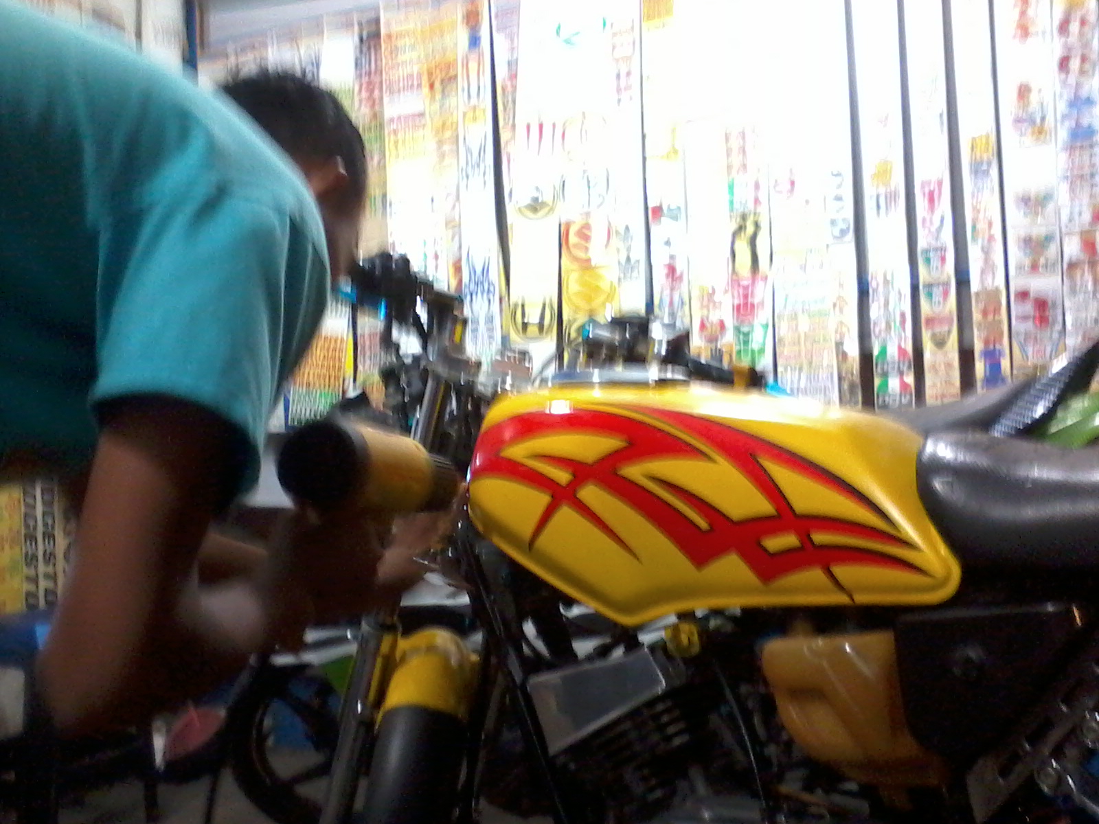 AMAZING CUTTING STICKER YAMAHA RX-KING