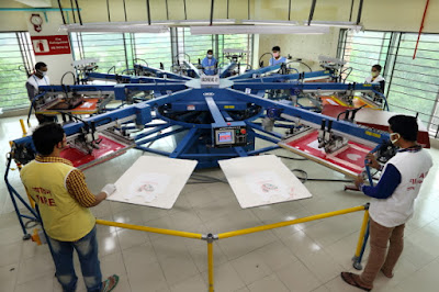 Printing & Flow sequence of Rubber Print? - Textile Study365