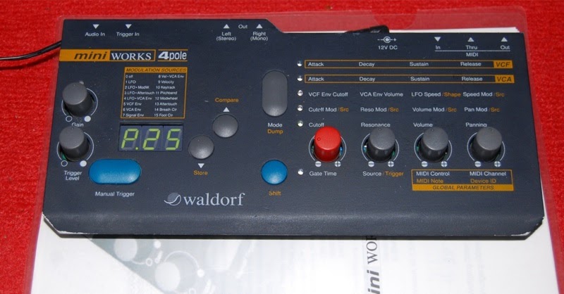 MATRIXSYNTH: WALDORF MINIWORKS 4 POLE FILTER SN 740421200
