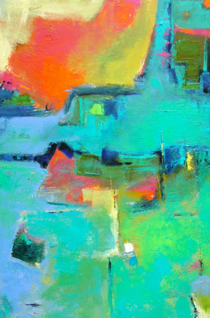 Elizabeth Chapman Art: Rococo,Contemporary Abstract ORIGINAL Painting ...