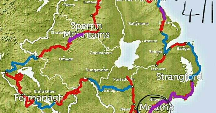 Grow Our Own ~ an ecotherapy blog: 101 miles of the Ulster Way