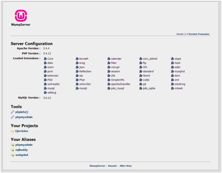 PHP: XAMPP, LAMP, WAMP, MAMP, UWAMP