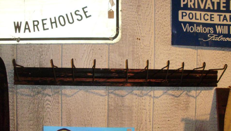 Log Cabin Antiques & Gifts: Fan belt rack