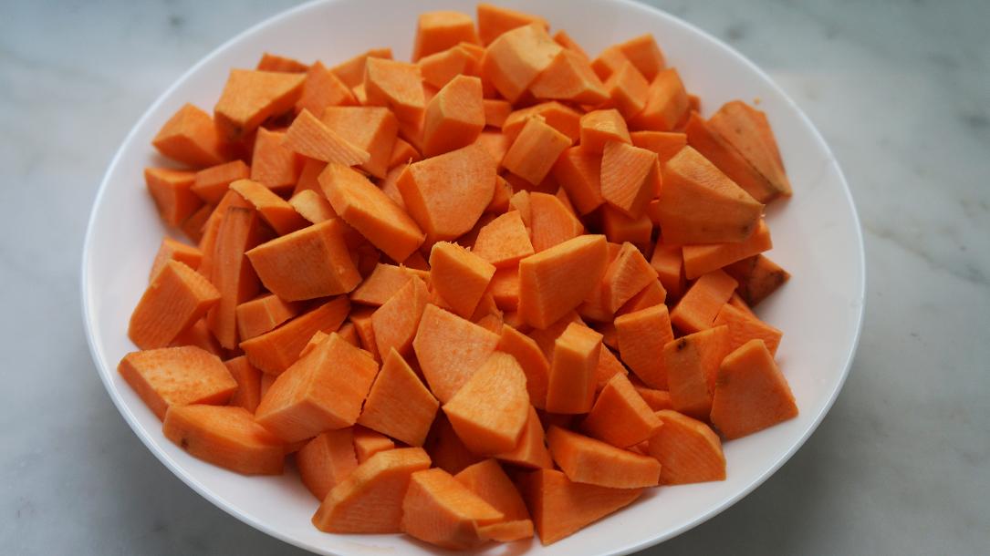 non solo pasticci: Batate al curry cotte in forno