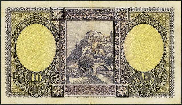 Turkey banknotes 10 Livres 1926 Bounding wolf|World Banknotes & Coins ...