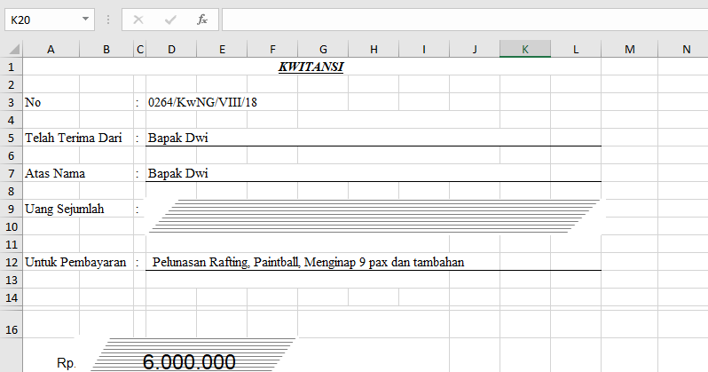 Teman Belajar: Membuat Rumus Terbilang di Kwitansi dengan Ms. Excel