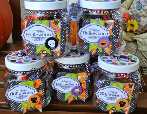 Candi O Designs: Halloween Candy Jars
