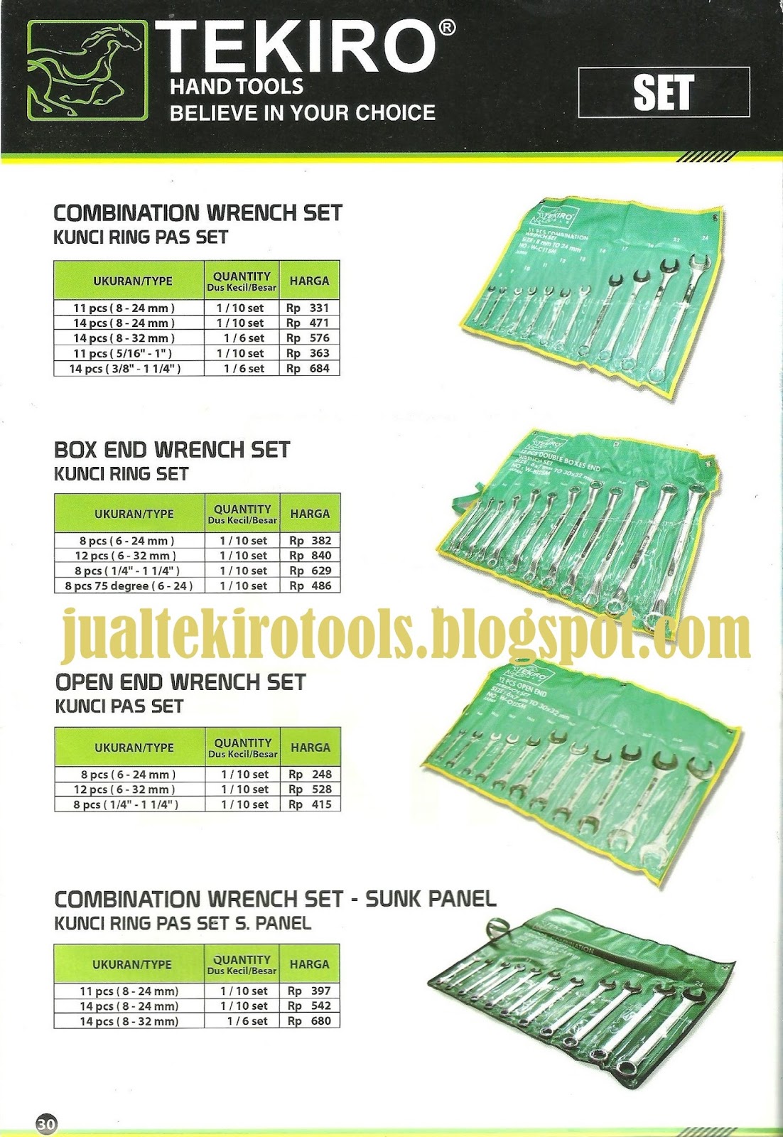 Tekiro Hand Tools: Sets Tekiro Tools | Di jual | Termurah | Suplier ...