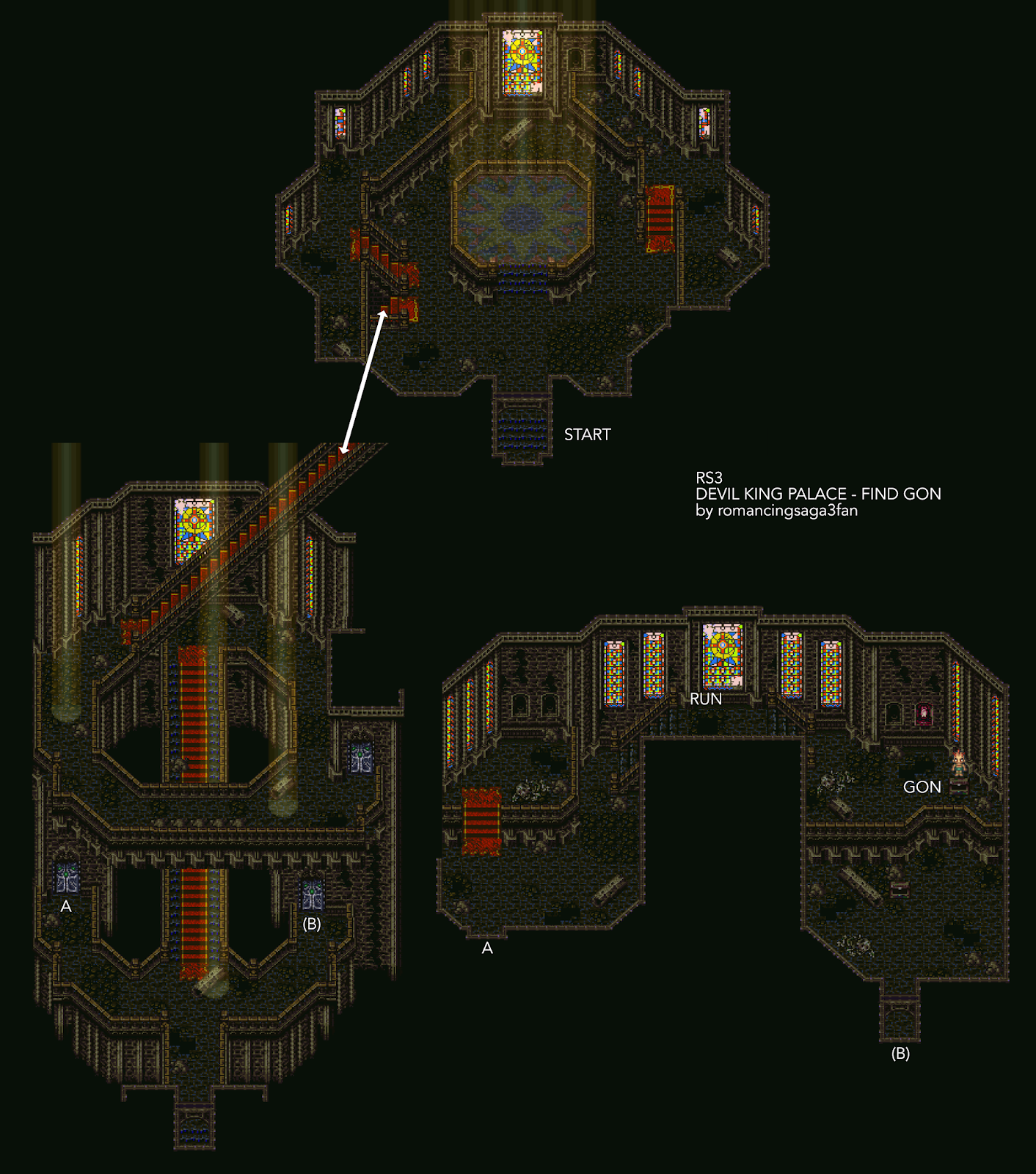 Romancing Saga 3: Maps