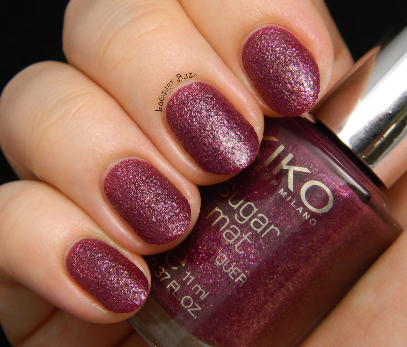 Lacquer Buzz: Kiko Sugar Mat Nail Lacquer Set - review and swatches part 1