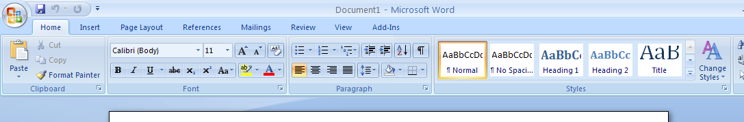 Computer Salution , Articles And information: Introduction to Ms Word 2007