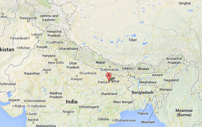 Nalanda University Map