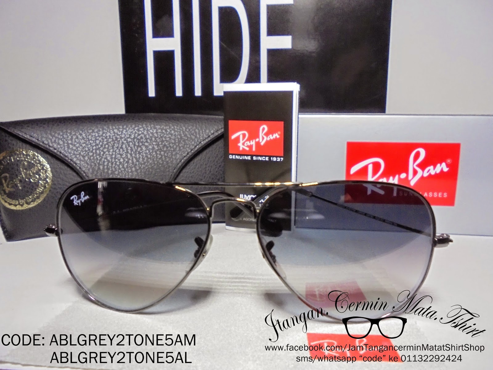 KOLEKSI CERMIN MATA RAY BAN: RAY BAN AVIATOR LARGE METAL COLLECTIONS