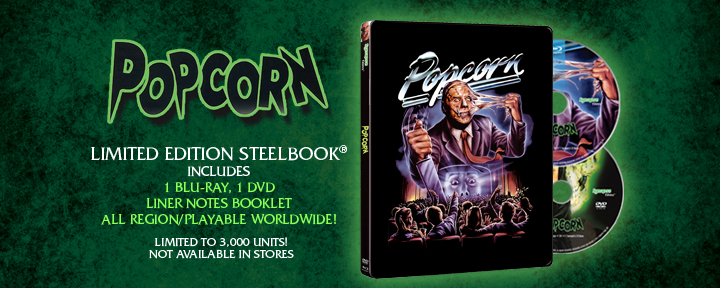 The Movie Sleuth: New to Blu: Popcorn (1991) (Limited Edition Steelbook ...