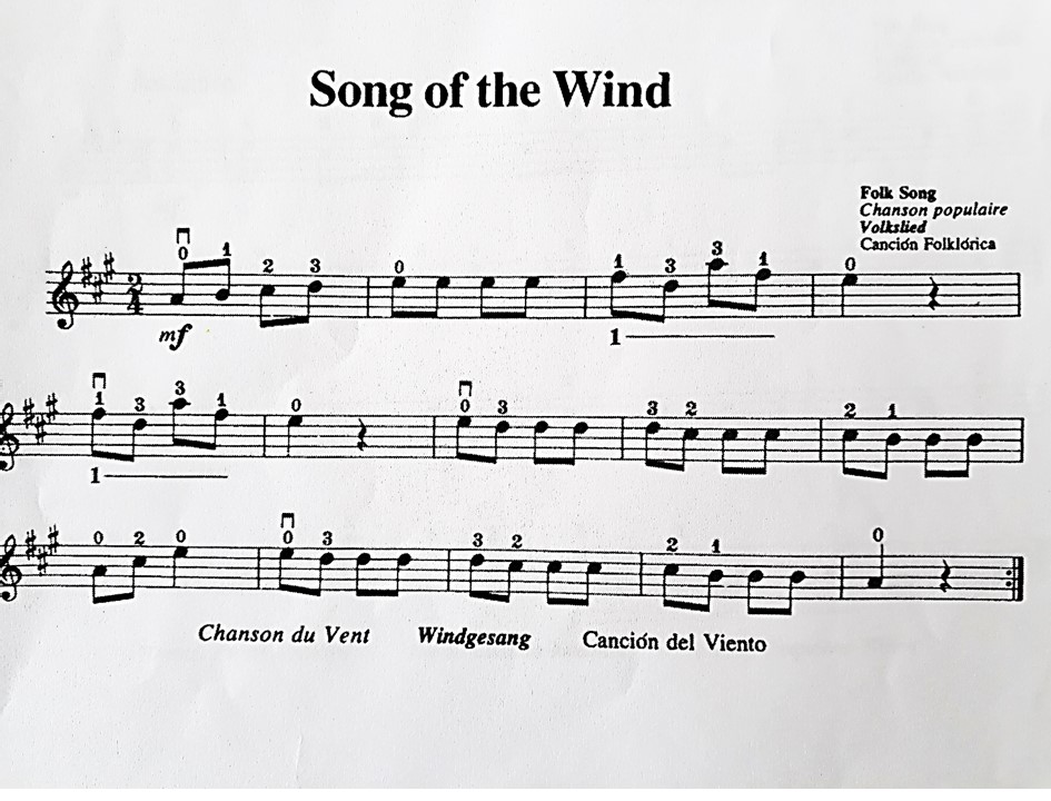 Tudo sobre Violino: SONG OF THE WIND - Suzuki Vol.1