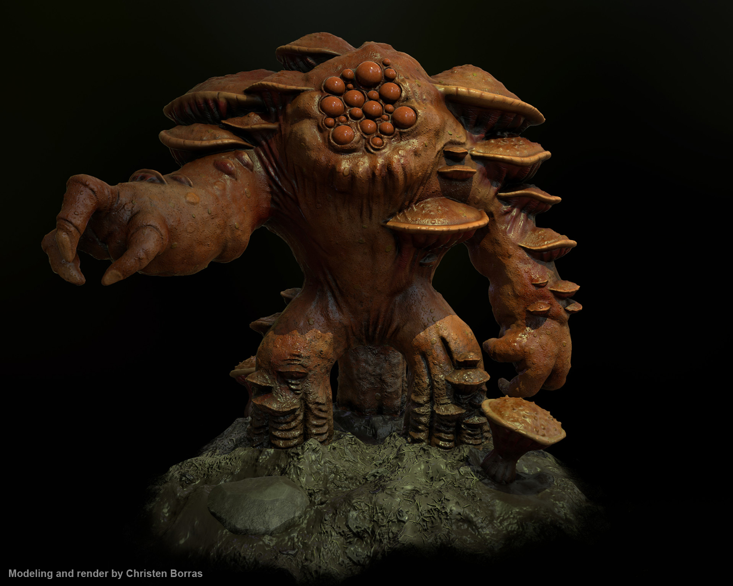 The DOODLES, DESIGNS, and aRT of CHRISTOPHER BURDETT: Fungoid Model and ...