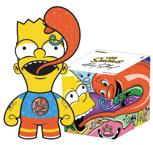 Kidrobot x The Simpsons Figures from Ron English and Kenny Scharf