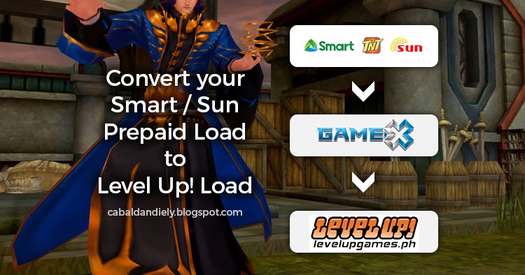 Convert your Smart / Sun Prepaid Load to Level Up! Load