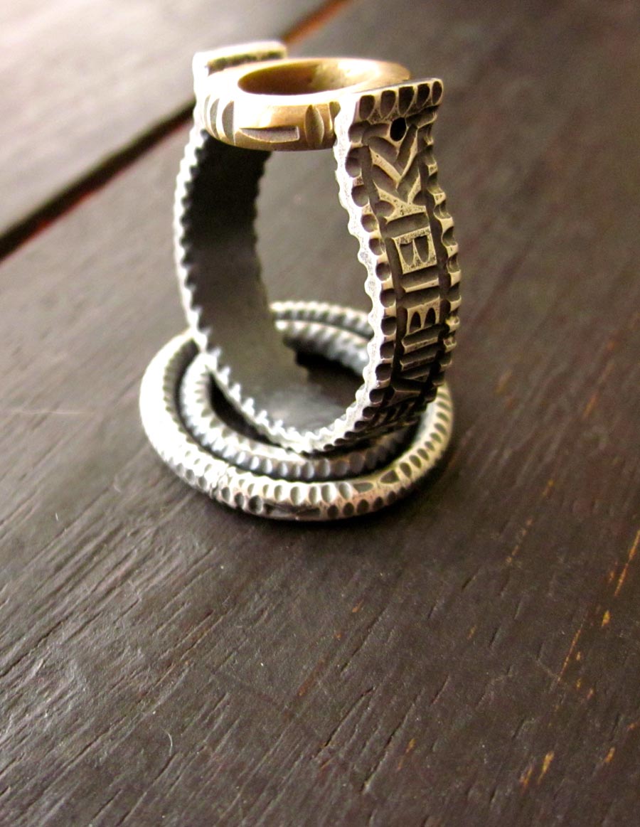 Celie Fago: PMC Sterling Rings