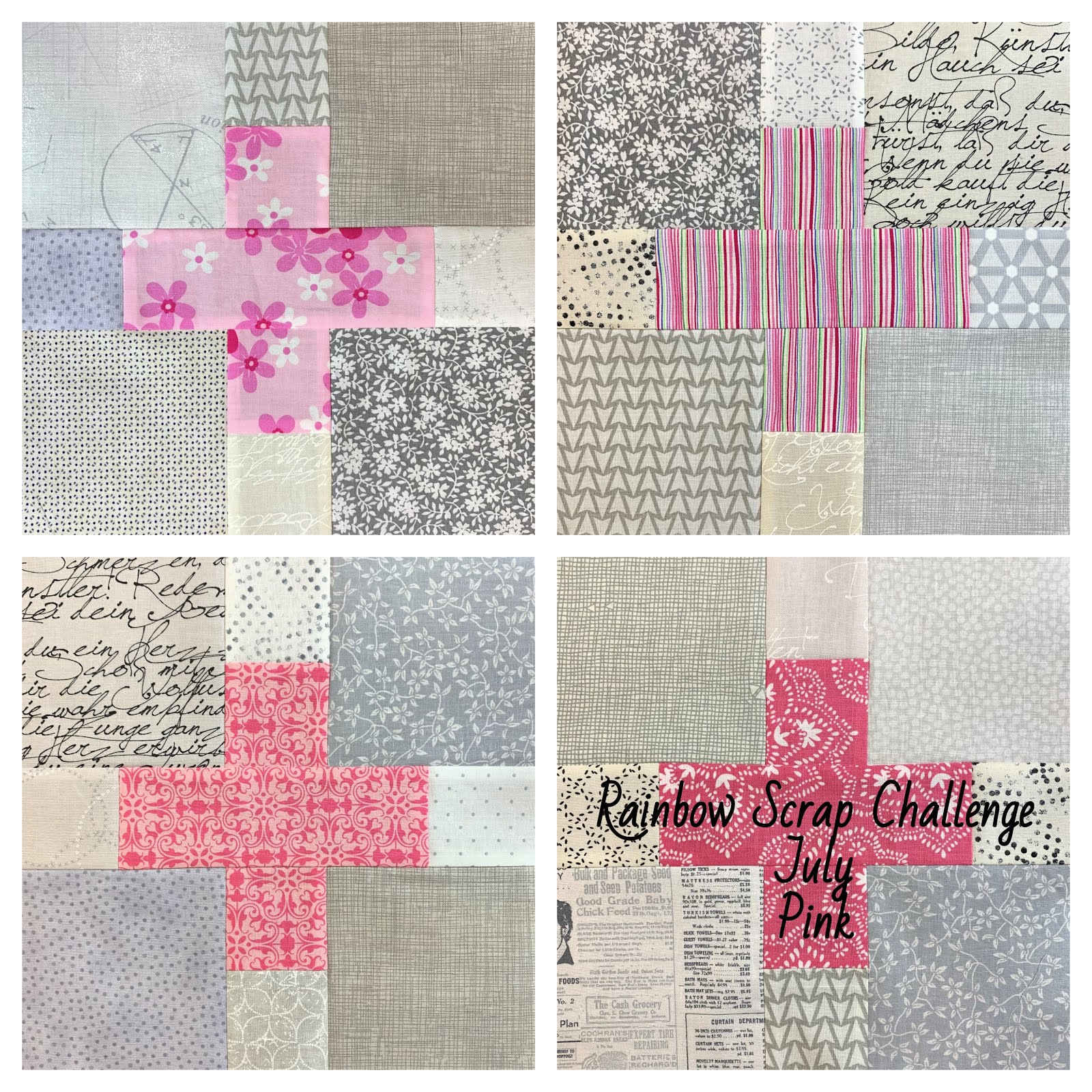 jannimary: Rainbow Scrap Challenge and Splendid Sampler for July