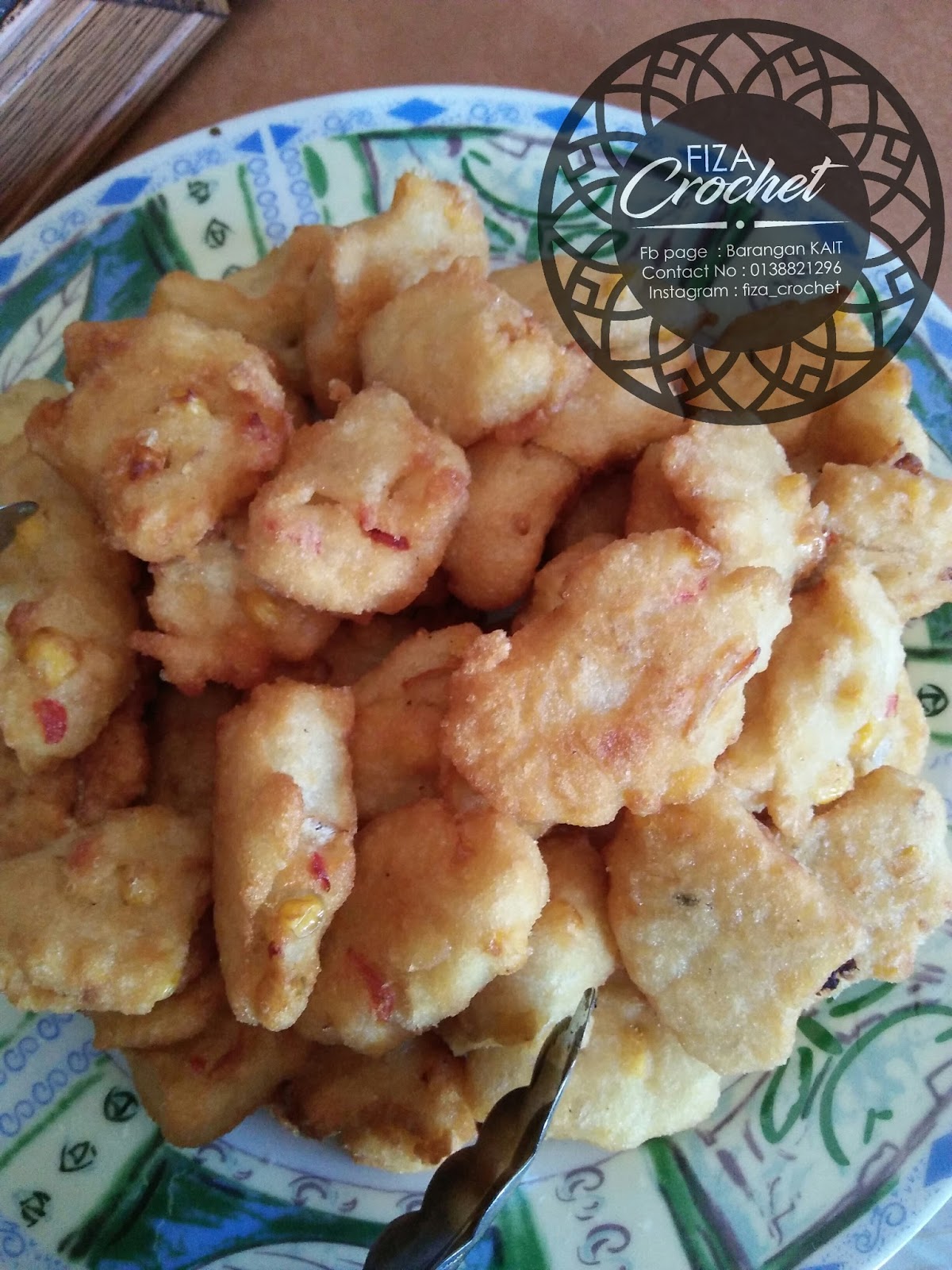 Minum petang dengan cucur 5 bahan
