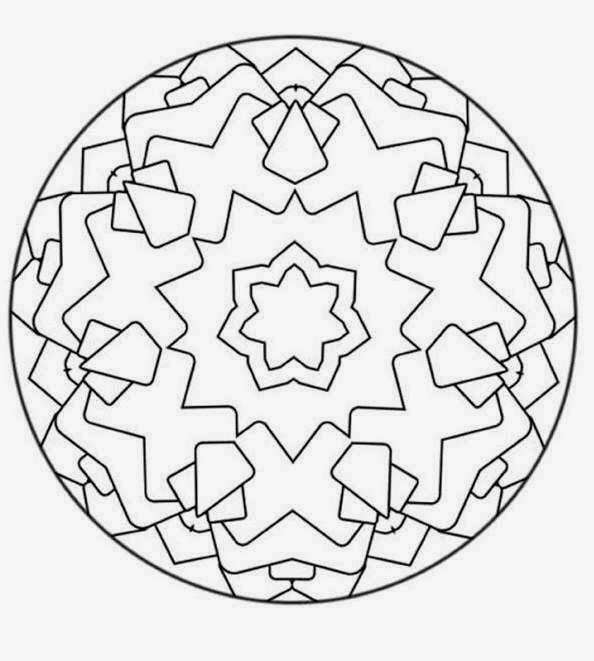 136 Triangle Mandala Coloring Pages For Beginner