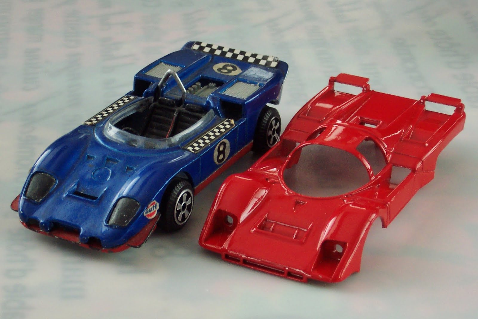 1/43 Collection of transformed and restaured models: Ford Mirage M2 ...