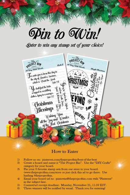 *Sandcastle Stamper* : The Project Bin ~ Pin to Win!