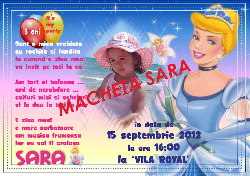 Calendare Personalizate: INVITATII PARTY: ZILE DE NASTERE, BALUL ...