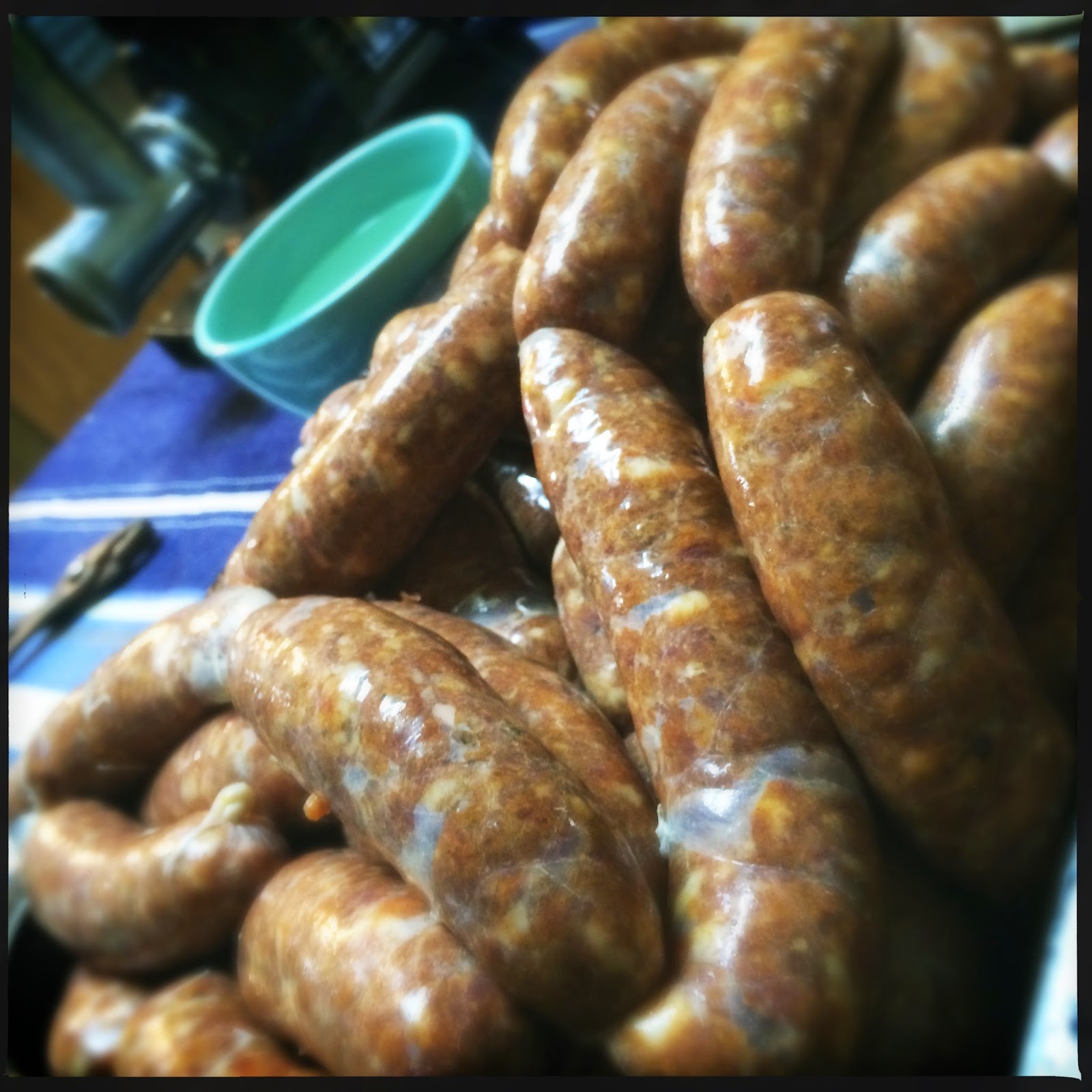 Greek Village sausages - Thracian style - Greek Mama Project!