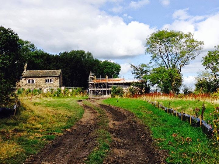 Horsforth Museum: Ling Bob Farm Horsforth under restoration.