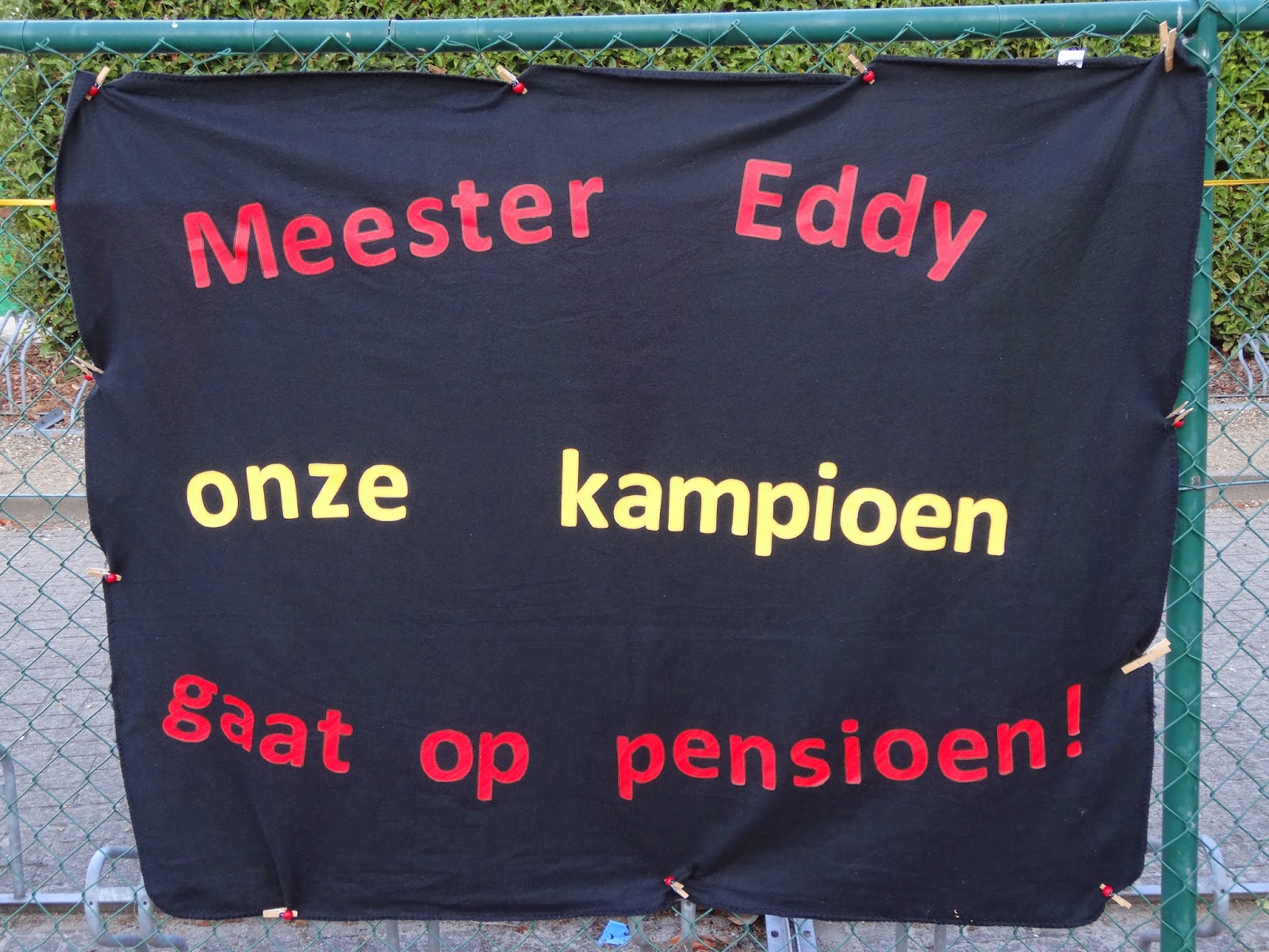 Basisschool Oogappel te Voorshoven: Afscheid van directeur Eddy