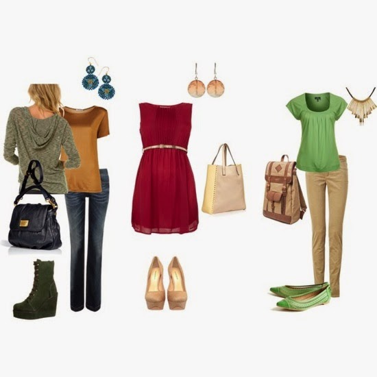 Stagione cromatica Autunno Soft abbigliamento colori