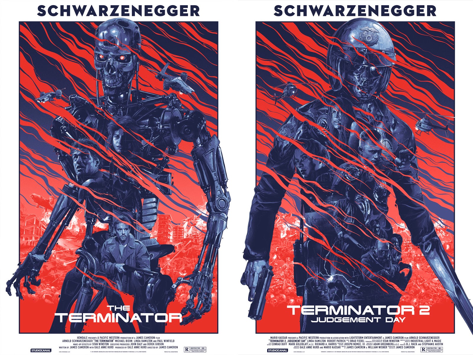 INSIDE THE ROCK POSTER FRAME BLOG: Gabz Terminator 2: Judgement Day ...