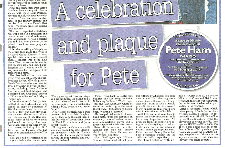 Coventry Music Articles by Pete Clemons: Bob Jackson's tribute to ...